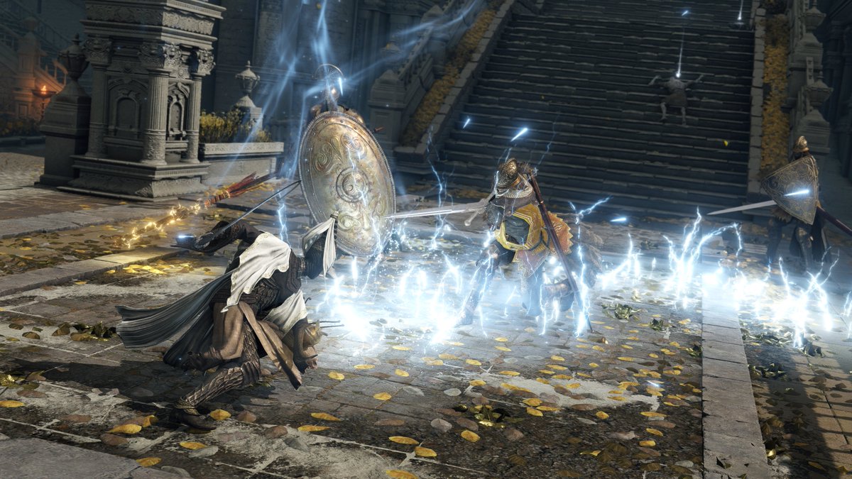 Guillaume Peronnin on Twitter: "Frozen lighting spear skill video - Concept shots. Created on ...