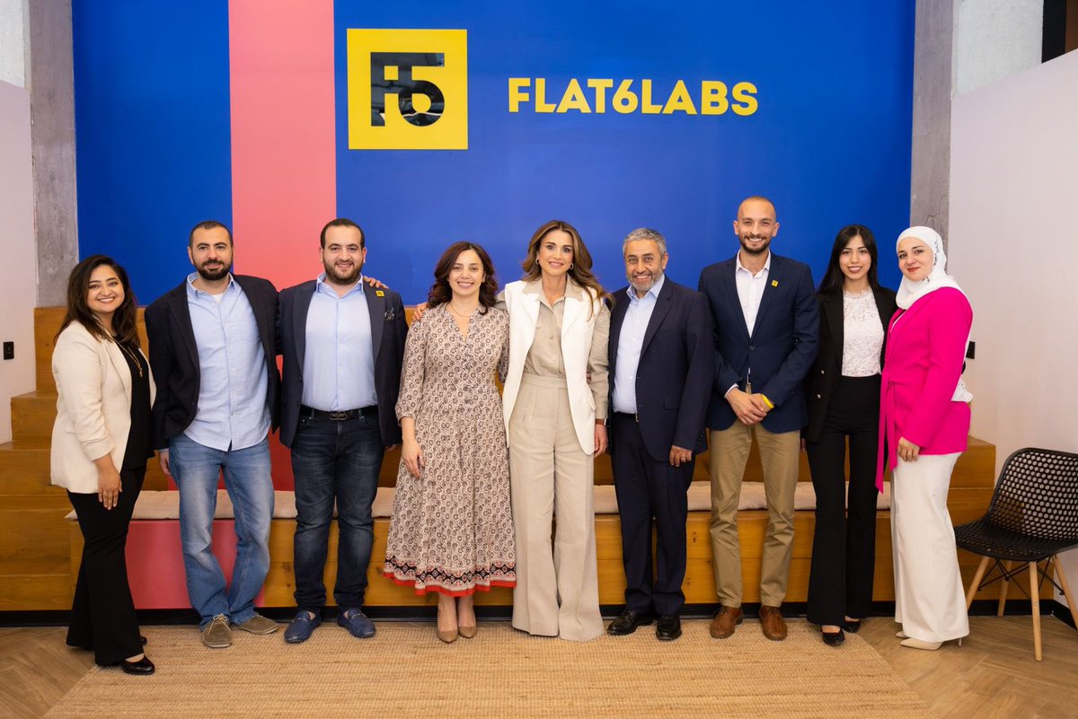 Flat6Labs on Twitter: "RT @HanySonbaty: Two days ago Her Majesty @QueenRania visited @Flat6Labs ...