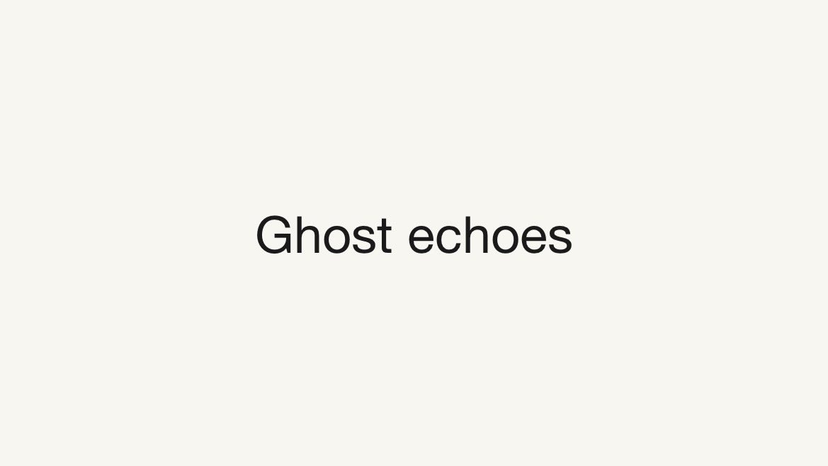 hipgnosis on Twitter: "Ghost echoes #obliquestrategies #brianeno #creativity #lateralthinking # ...