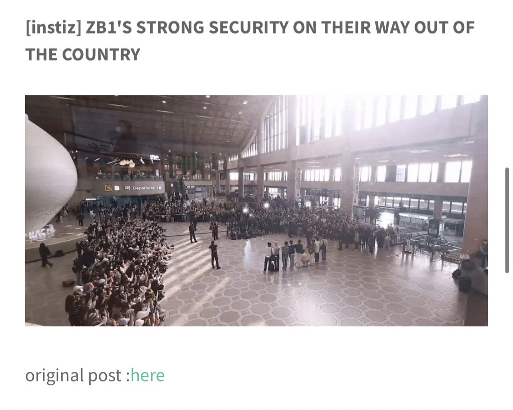 notpannchoa on Twitter: "[instiz] ZB1'S STRONG SECURITY ON THEIR WAY OUT OF THE COUNTRY"