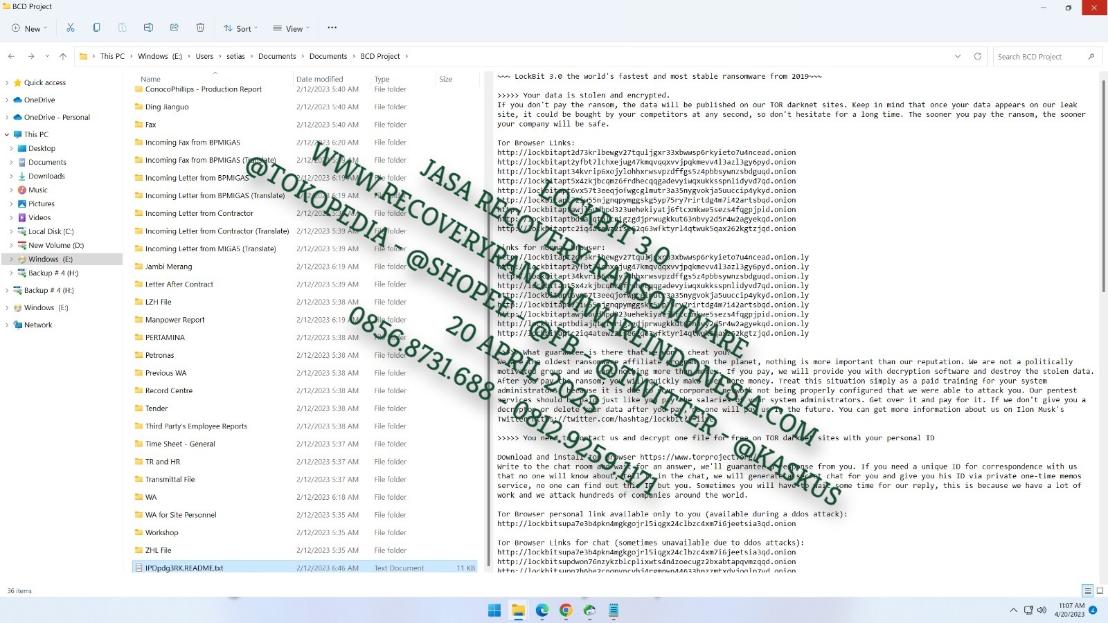 Jasa Recovery Ransomware - Jasa Decrypt Ransomware on Twitter: "@secgron @bankbsi_id Bulan ...