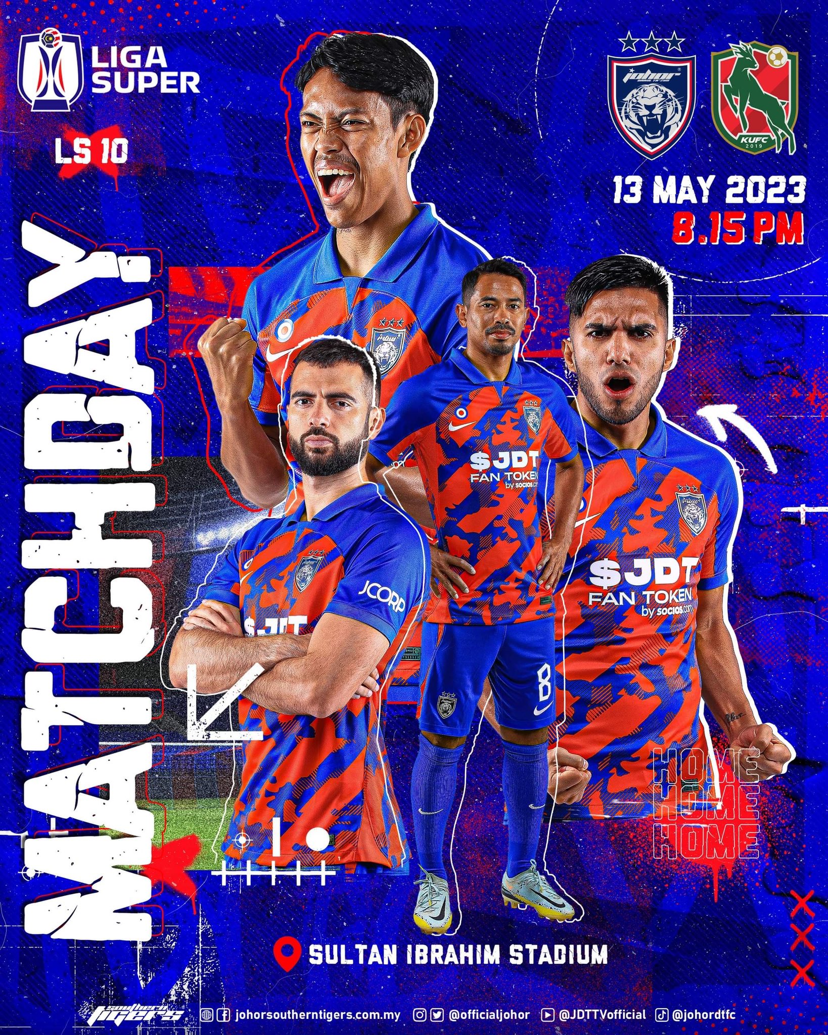 JOHORSouthernTigers on Twitter: "It's matchday! ⚽ JDT vs KELANTAN UNITED 🏆 Liga Super 2023 🏟 ...