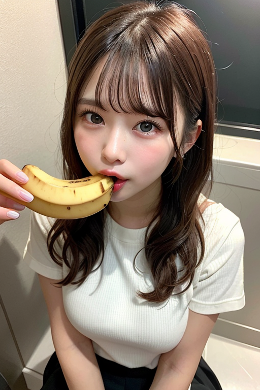 Ai Jp Tokyo Girls Aiグラビア東京女子 On Twitter お昼だからバナナ食べさせてみた(皮ごと) Its Lunchtime So I Fed Her A