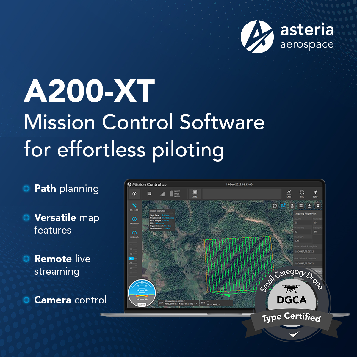 Asteria Aerospace on Twitter: "Our Mission Control Software is equipped with advanced features ...