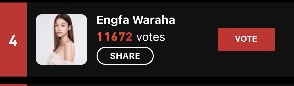 Engfa Waraha (Official Fan) on Twitter: "Vote Engfa Waraha, Please 🥇 How to vote: Login in daily ...