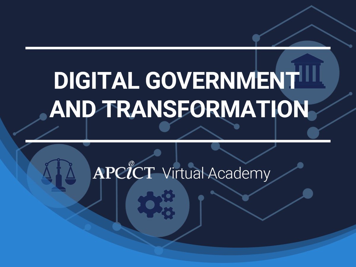 UNAPCICT on Twitter: "New #Elearning Course! The e-learning course on Digital Government and ...