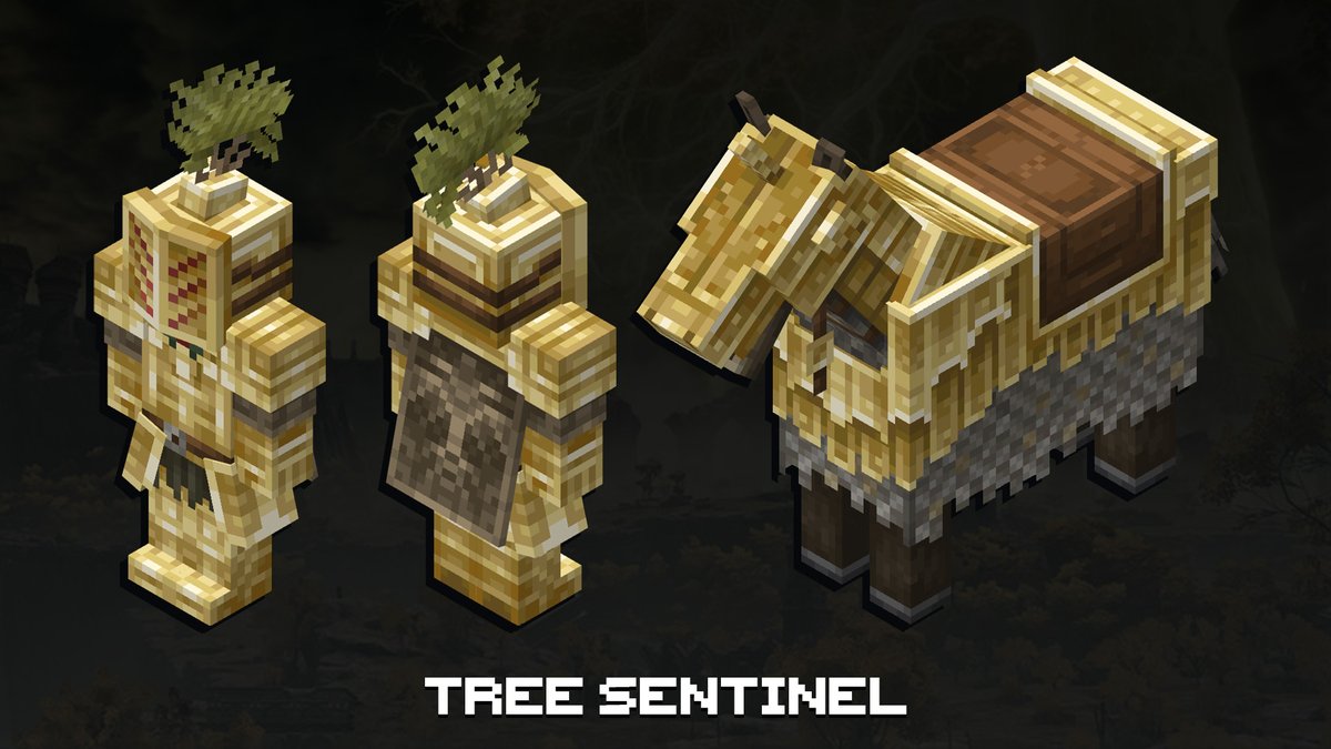 Frenderman on Twitter: "Tree Sentinel #Minecraft #ELDENRING #Blockbench"