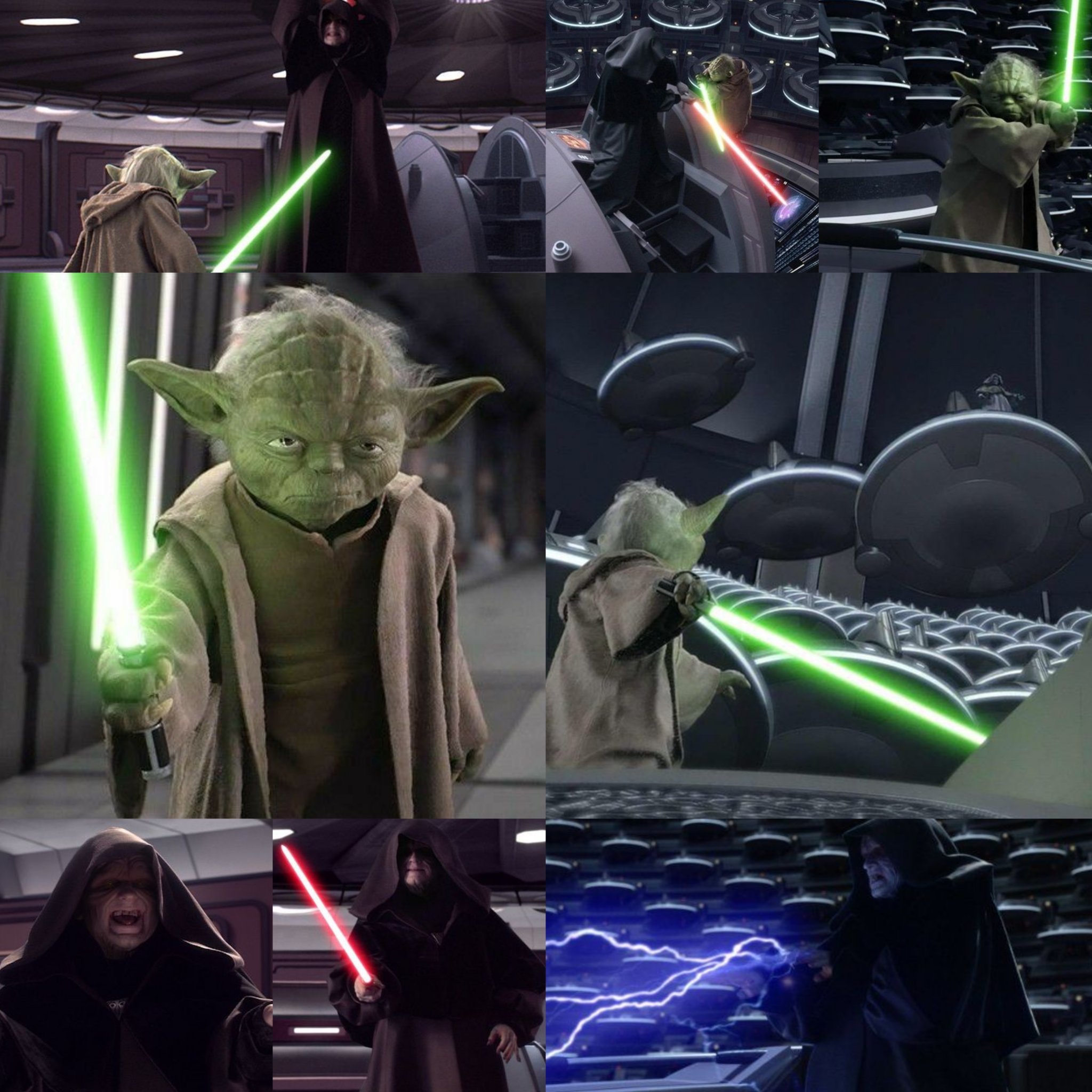 Darth Sidious Vs Yoda Clone Wars