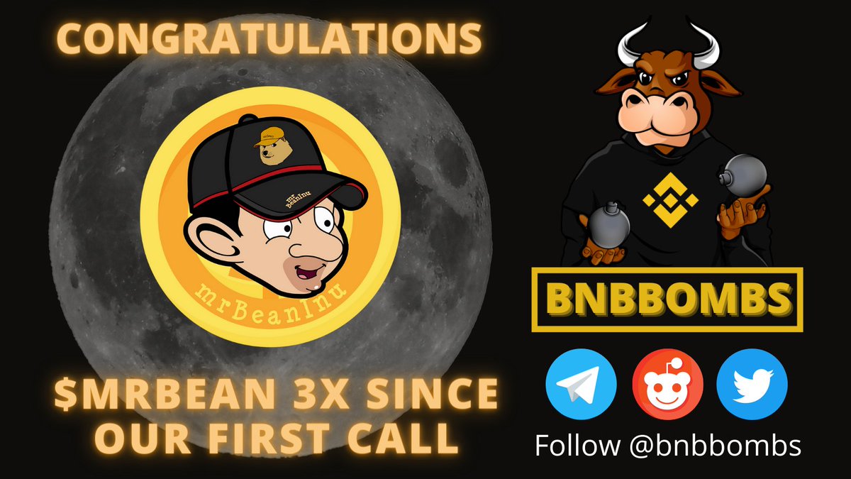 BNB Bombs on Twitter: "Congratulations to $MRBEAN did already 3x since our first call and hit a ...