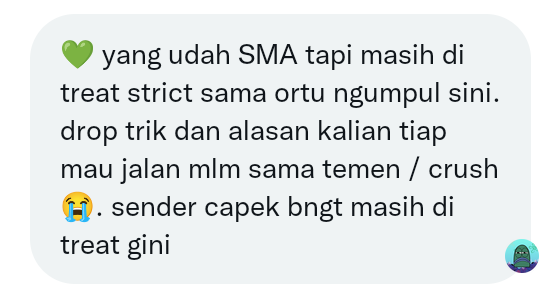 Tanyarl 💚 on Twitter: "💚 bantu jawab yh gaisss, titipan"