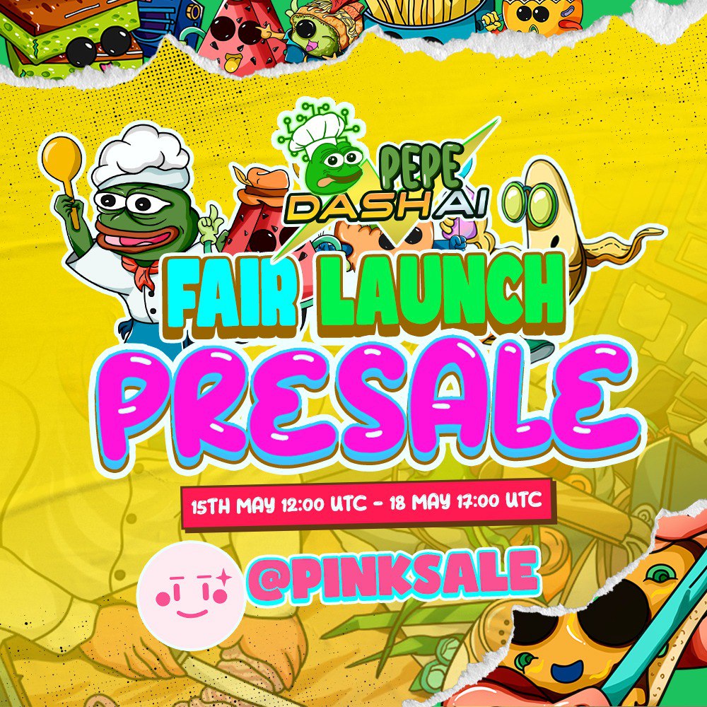 PepeDash on Twitter: "The official fair launch presale of Pepe Dash AI is dawning upon us! It ...