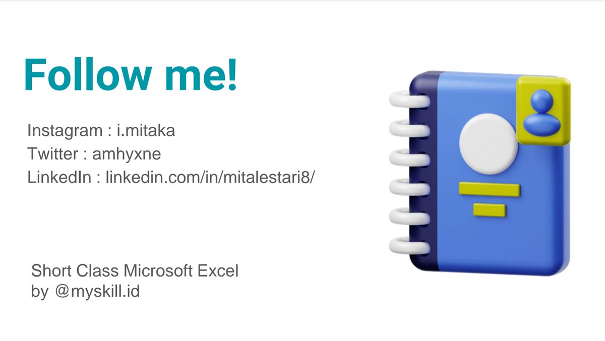 ta. on Twitter: "Mini Task Short Class Basic Microsoft Excel ️ seru banget kelasnya sampe harus ...