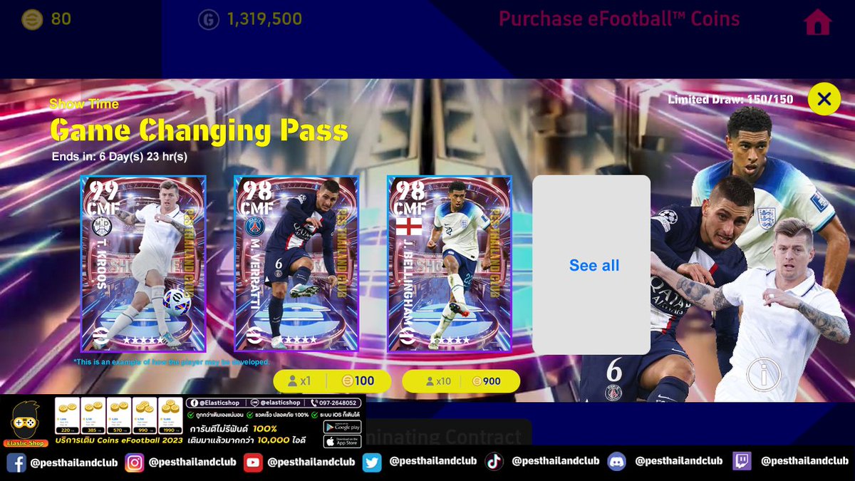 PES Thailand Club on Twitter: "Card Show Time Game Changing Pass l eFootball 2023 # ...