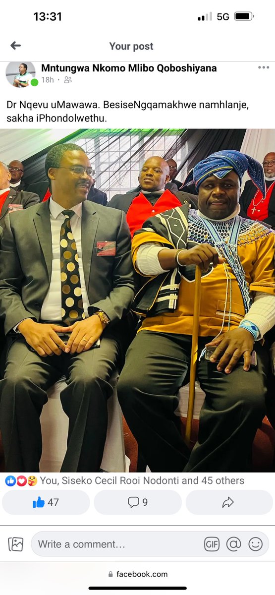 mlibo qoboshiyane on Twitter: "With Dr Nqevu uMawawa ngokwakhe."