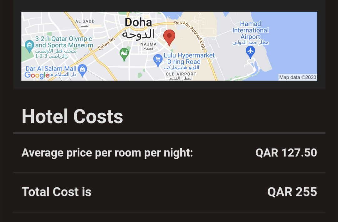 Shiro on Twitter: "how the fuck are Qatari hotels this cheap"