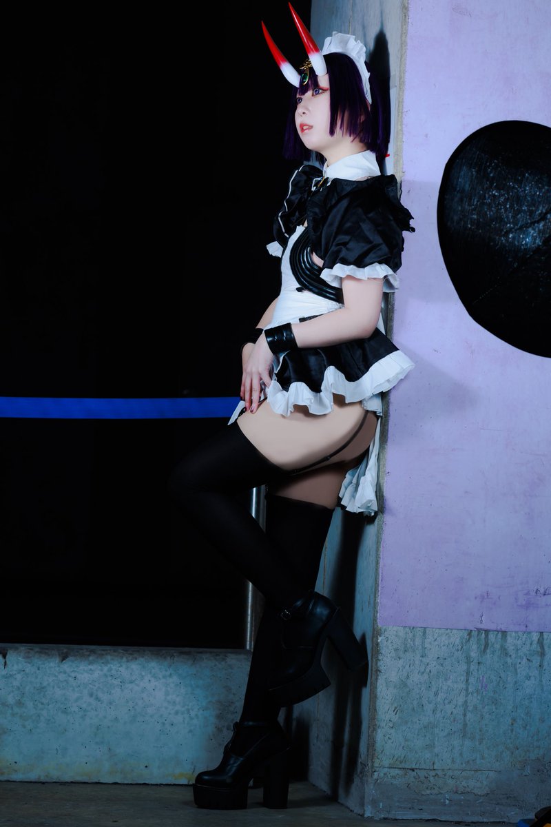 りとにゃ@ a!7日酒呑童子でした on Twitter: "[ #cosplay ] ⚠️露出対策してます⚠️ Fate/Grand Order (FGO) 酒呑童子 メイド衣装 コスプレ ...