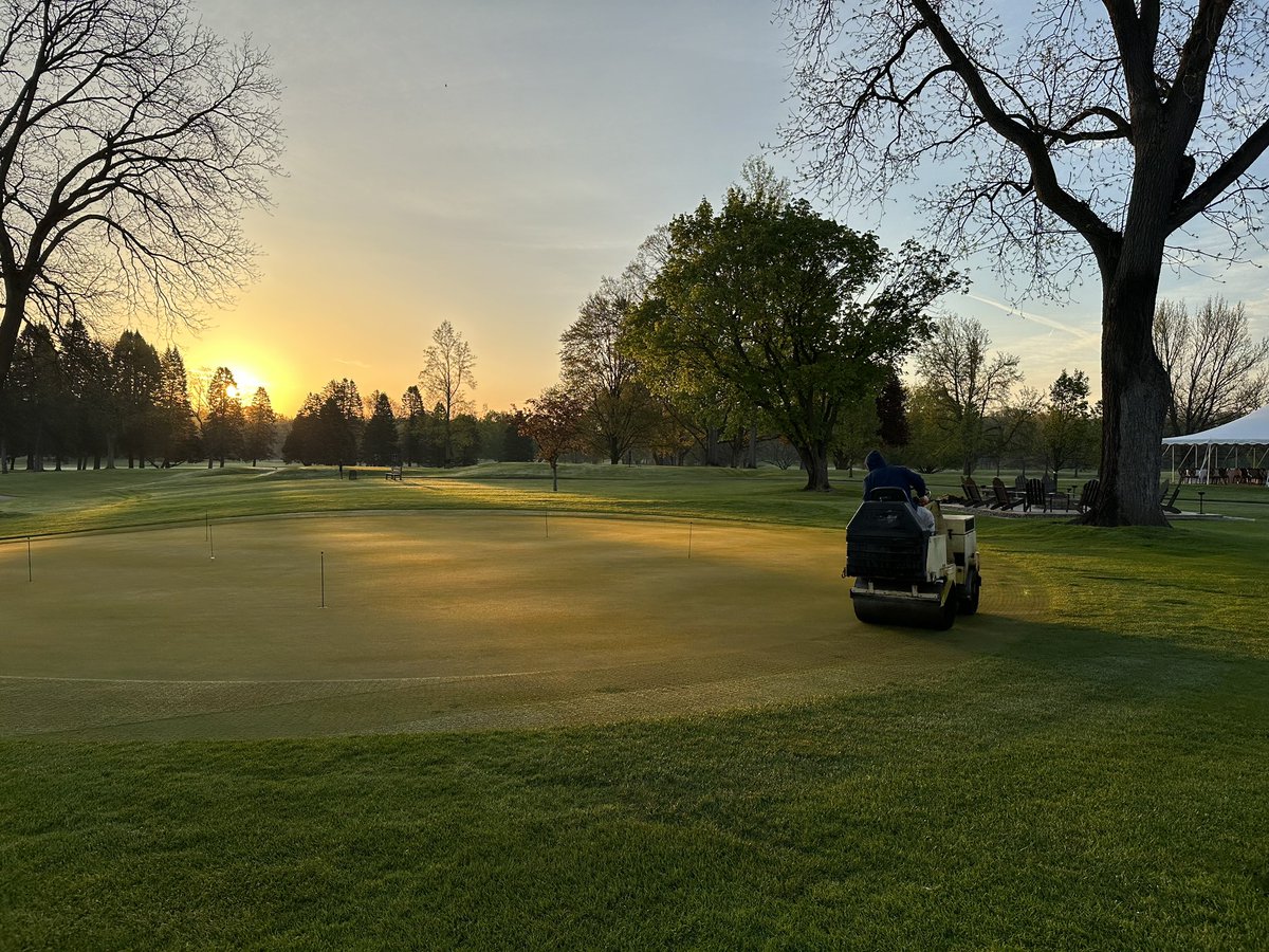 Ian Daniels, CGCS on Twitter: "Mark this down as something I have never done on a golf course ...