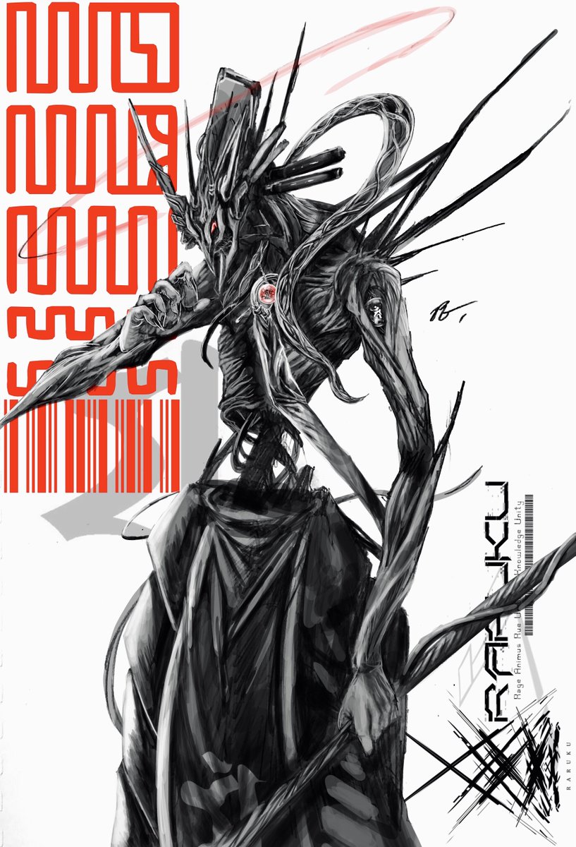 フォロワーの渾身の人外キャラ拝ませて 人外は描いてて楽しい」RARUKU@有償依頼募集中の漫画