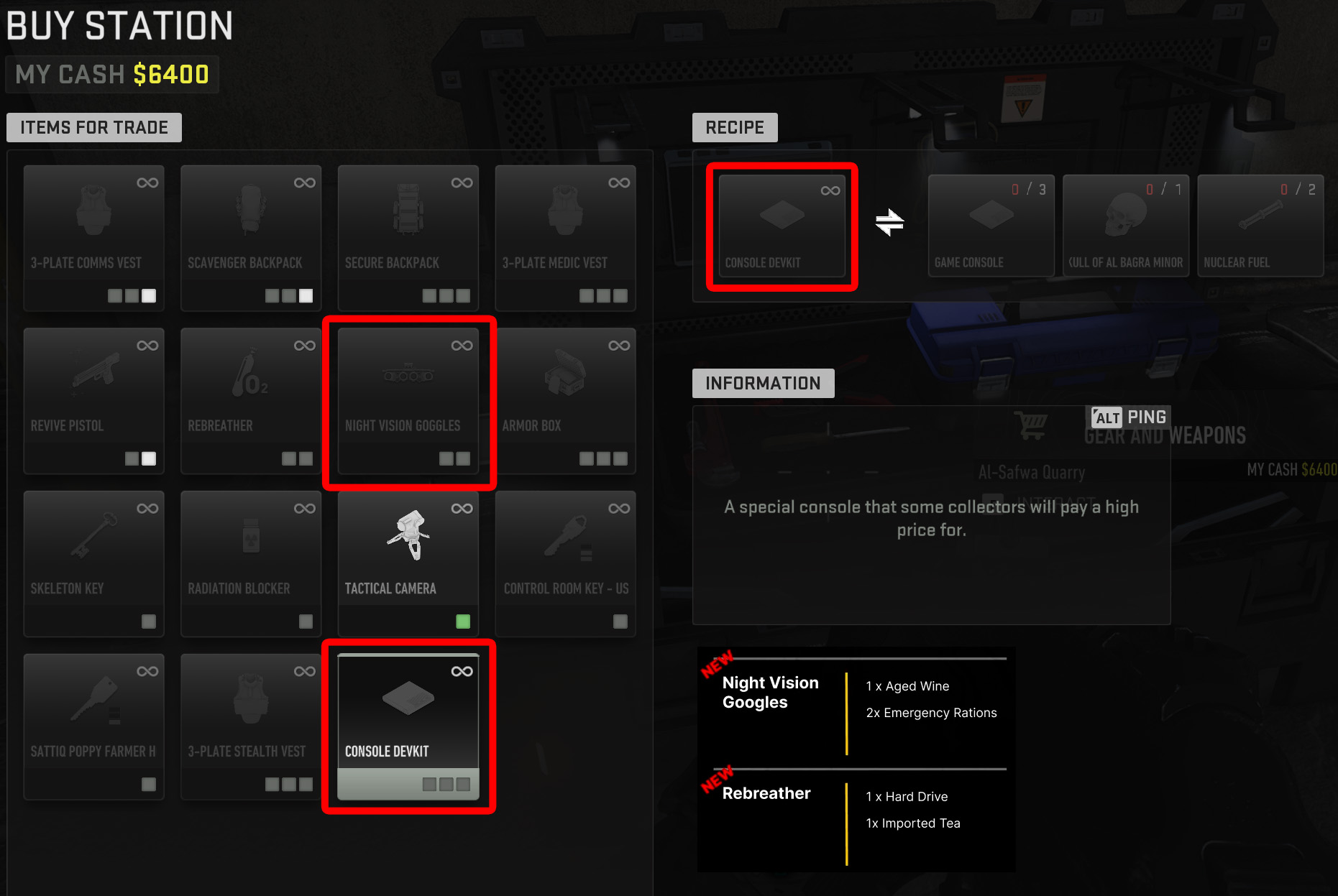alby13 on Twitter: "Intel Report #DMZ : Season 3 Reloaded brings a new item that can be crafted ...