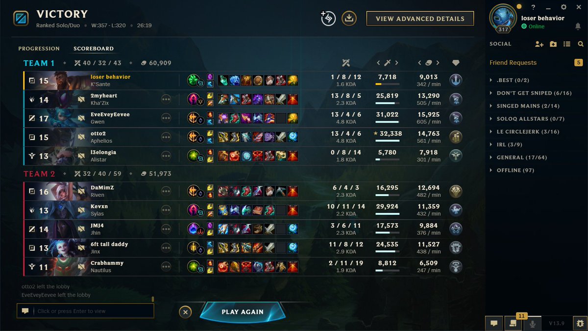 Minishcap1 on Twitter: "POV you queue up for flex at 2:30 AM to practice ksante but accidentally ...