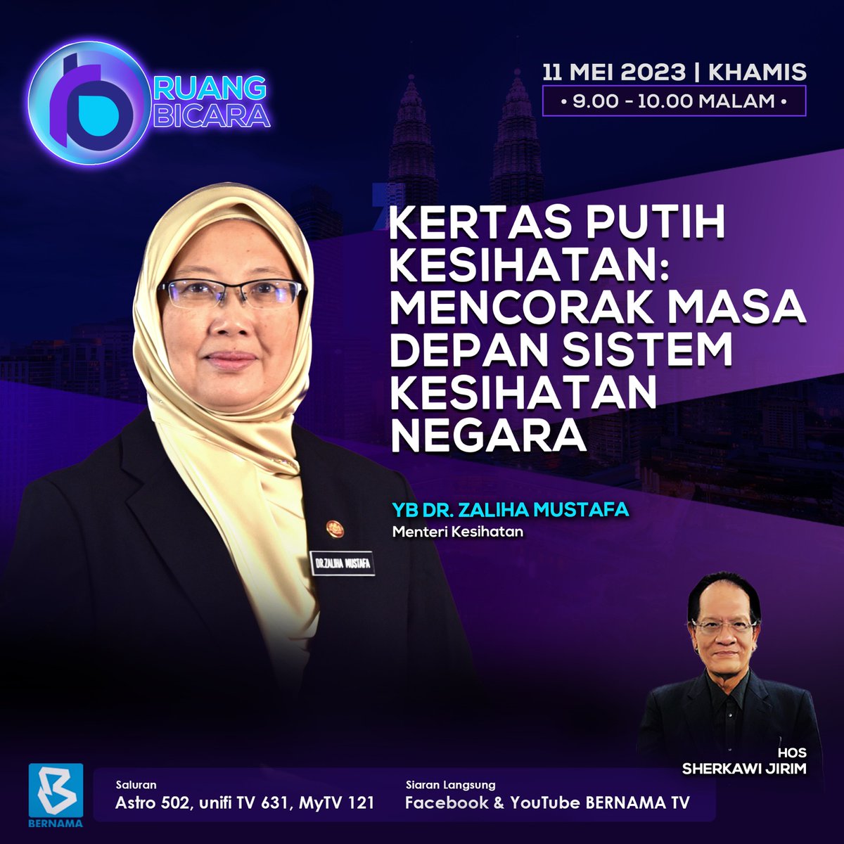 KKMalaysia🇲🇾😷 on Twitter: "11 MEI 2023 (Khamis), 9:00 malam : KERTAS PUTIH KESIHATAN 📌Ikuti ...
