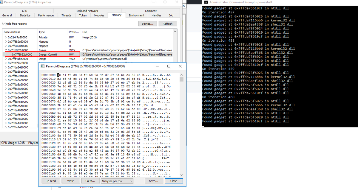 Greg Linares (Laughing Mantis) on Twitter: "RT @d_tranman: I made another sleep encryption POC ...