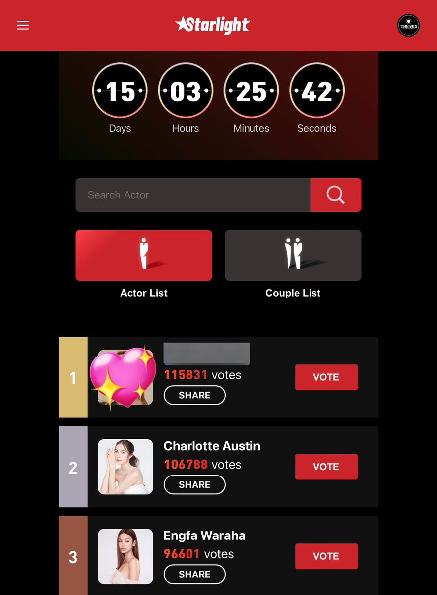 TEAM VOTING FOR ENGLOT (TH) on Twitter: "- Update Vote - 16.35 | 11 May 66 #engfawaraha # ...