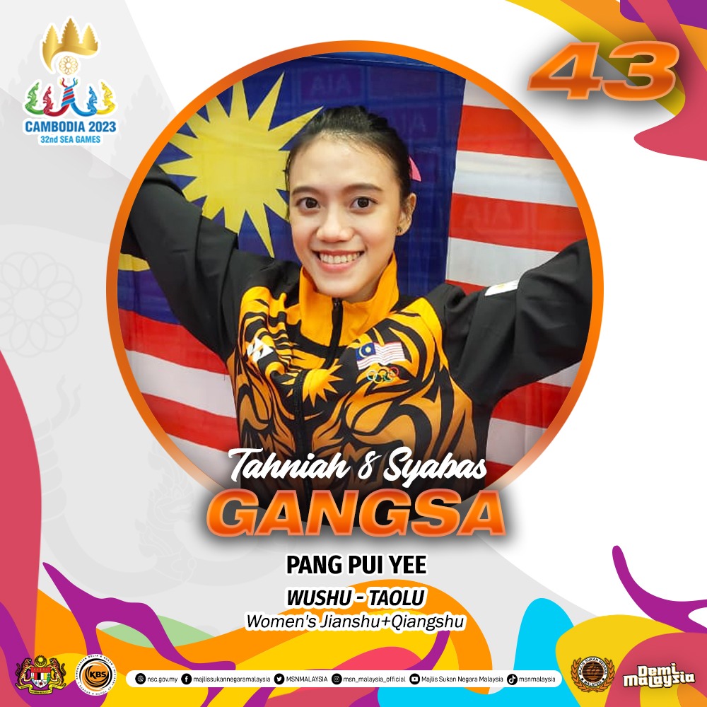 KBSMalaysia on Twitter: "RT @MSNMALAYSIA: Tahniah Pang Pui Yee!!! Pingat gangsa ke-43 buat ...