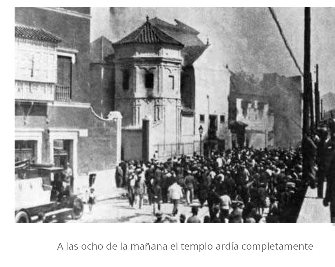 Se cumplen 92 años de la quema de iglesias y conventos en numerosas ...