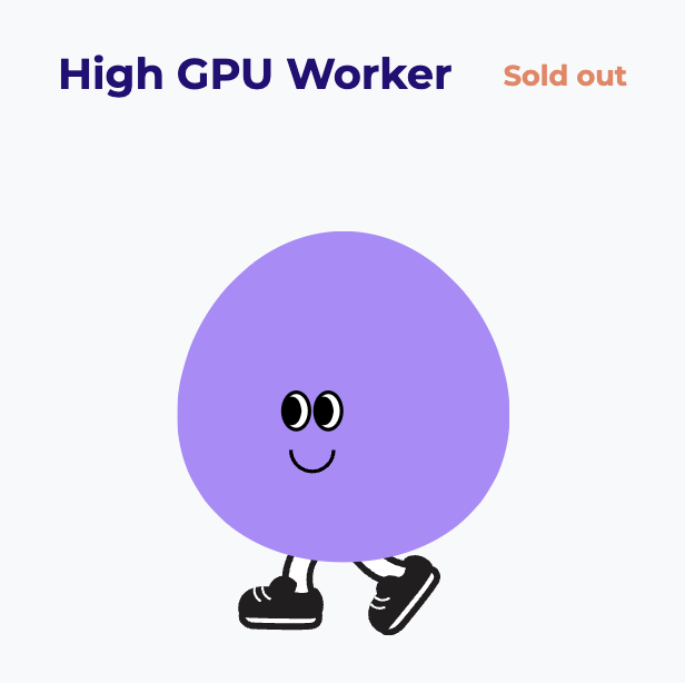 AI Network on Twitter: "⚡️High GPU Sold Out!!!⚡️ Don't worry, CPU and GPU Runo are still ...