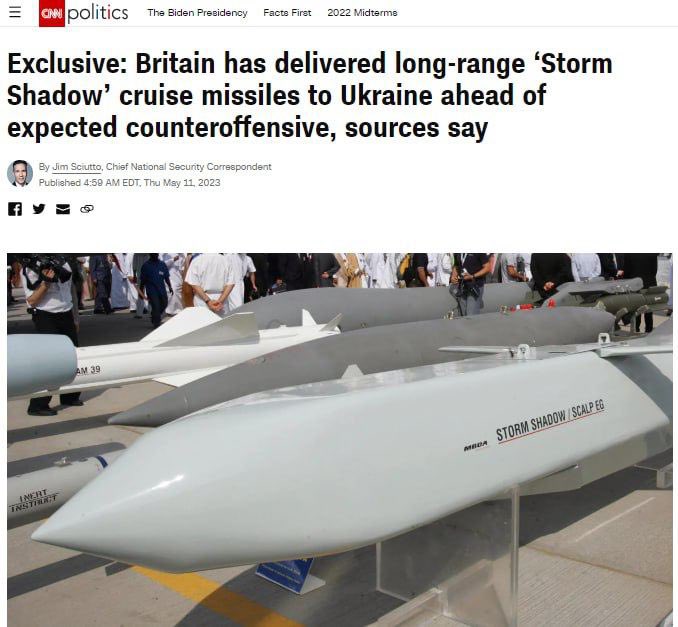 NEXTA on Twitter: "#Great Britain delivered 'Storm Shadow' long-range missiles to #Ukraine on ...