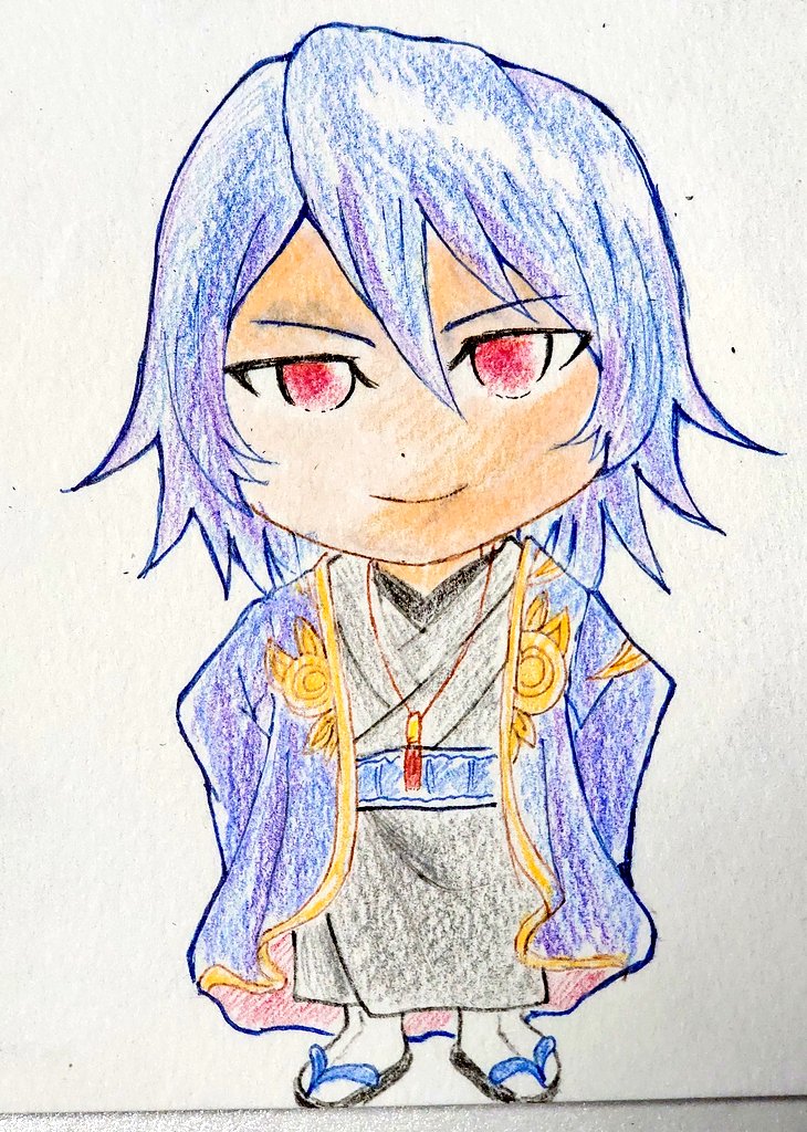 カーク07thパスタ会あけぼの6 On Twitter ミニキャラ描きたいくらいにはリチャードへの思いはある (コピック失敗したので色鉛筆塗りに変更しました💦💦