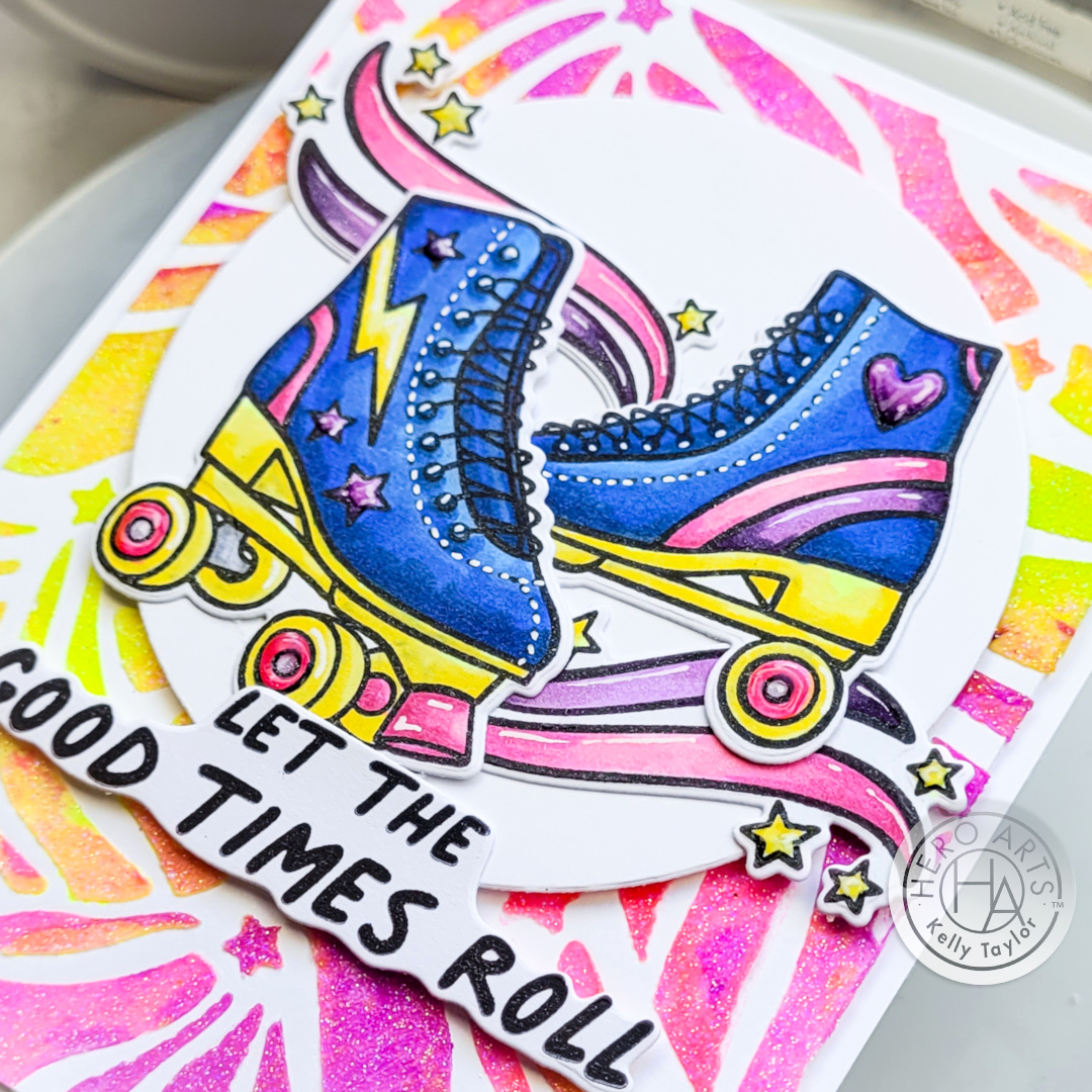 Hero Arts on Twitter: "What happens when you combine Glitter Hero Paste with Neon Brights Liquid ...