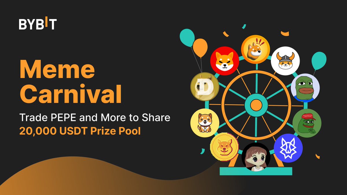 Bybit on Twitter: "📣 The Memes Carnival is here! Simply trade $DOGE, $PEPE, $SHIB, $LADYS ...