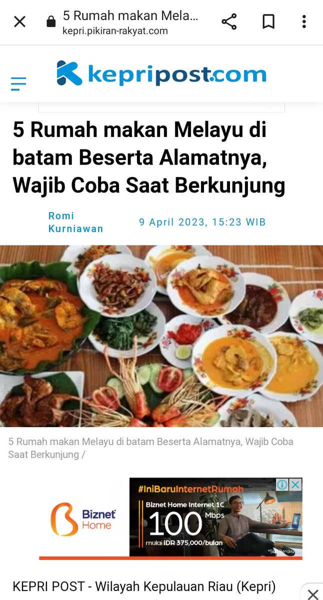 #KelanaRasa on Twitter: "@kepripostcom part of @pikiran_rakyat Network kalau mau pakai foto org ...