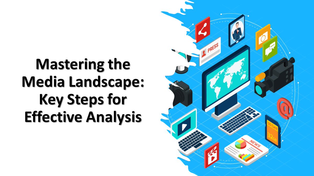 مستشار التواصل المؤسسي on Twitter: "The media landscape analysis play ...