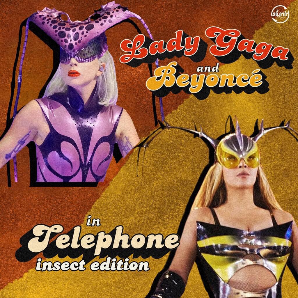allure on Twitter: "lady gaga and beyoncé need to perform telephone in these lady bug and bee ...
