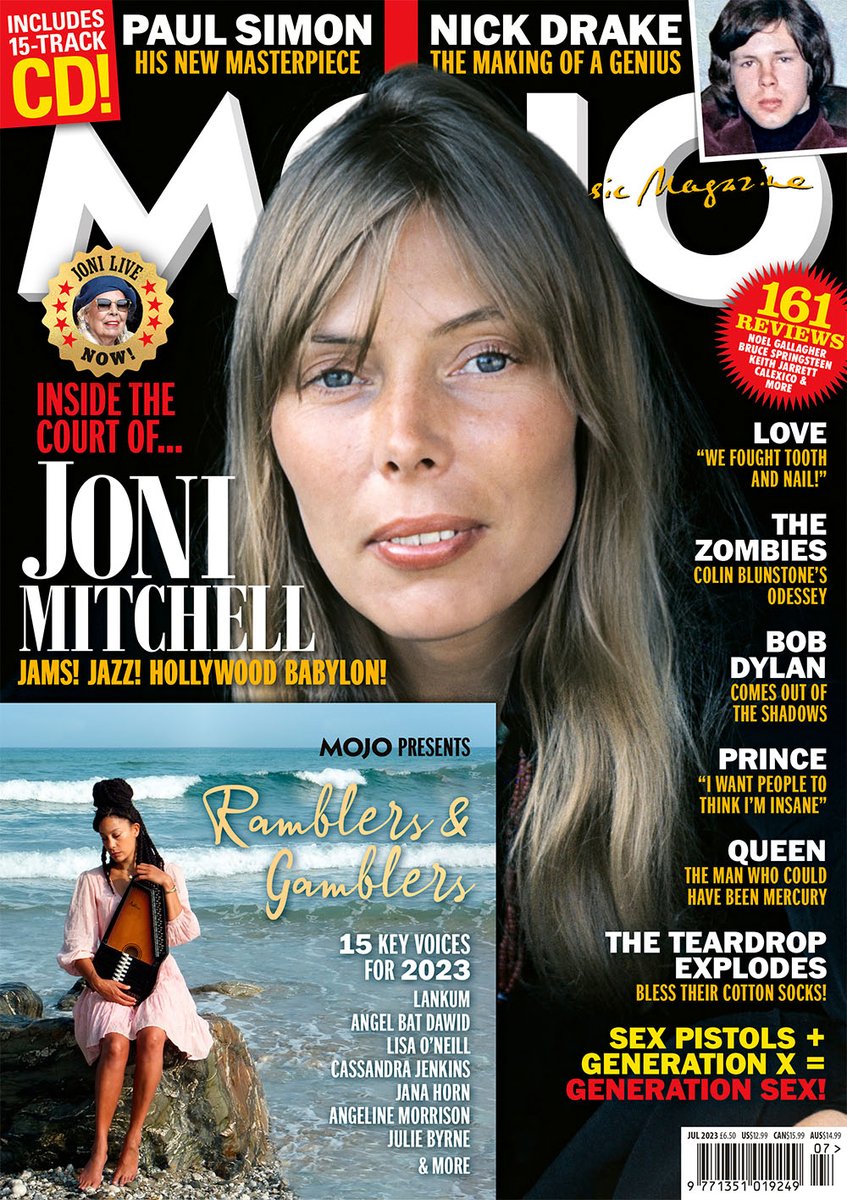MOJO Magazine on Twitter: "On the eve of Joni Jam, Joni Mitchell graces the cover of the new ...
