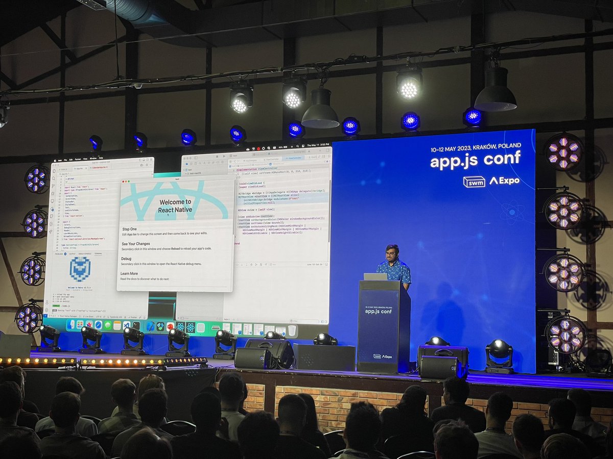 React Native At Microsoft On Twitter Bringing Desktop On Stage At A Mobile Mostly Conference