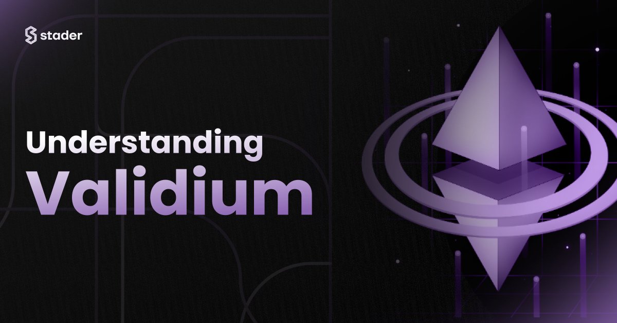 Stader Ethereum on Twitter: "Meet Validium, the groundbreaking scaling solution that ...