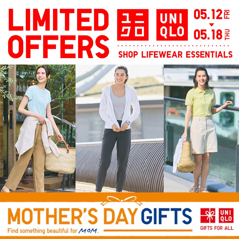 UNIQLO Philippines on Twitter: "Surprise your mom with something beautiful this Mother’s Day ...