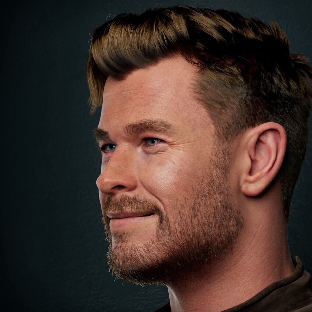 80 Level On Twitter Marius Pörsel Shared The Working Process Behind The Chris Hemsworth
