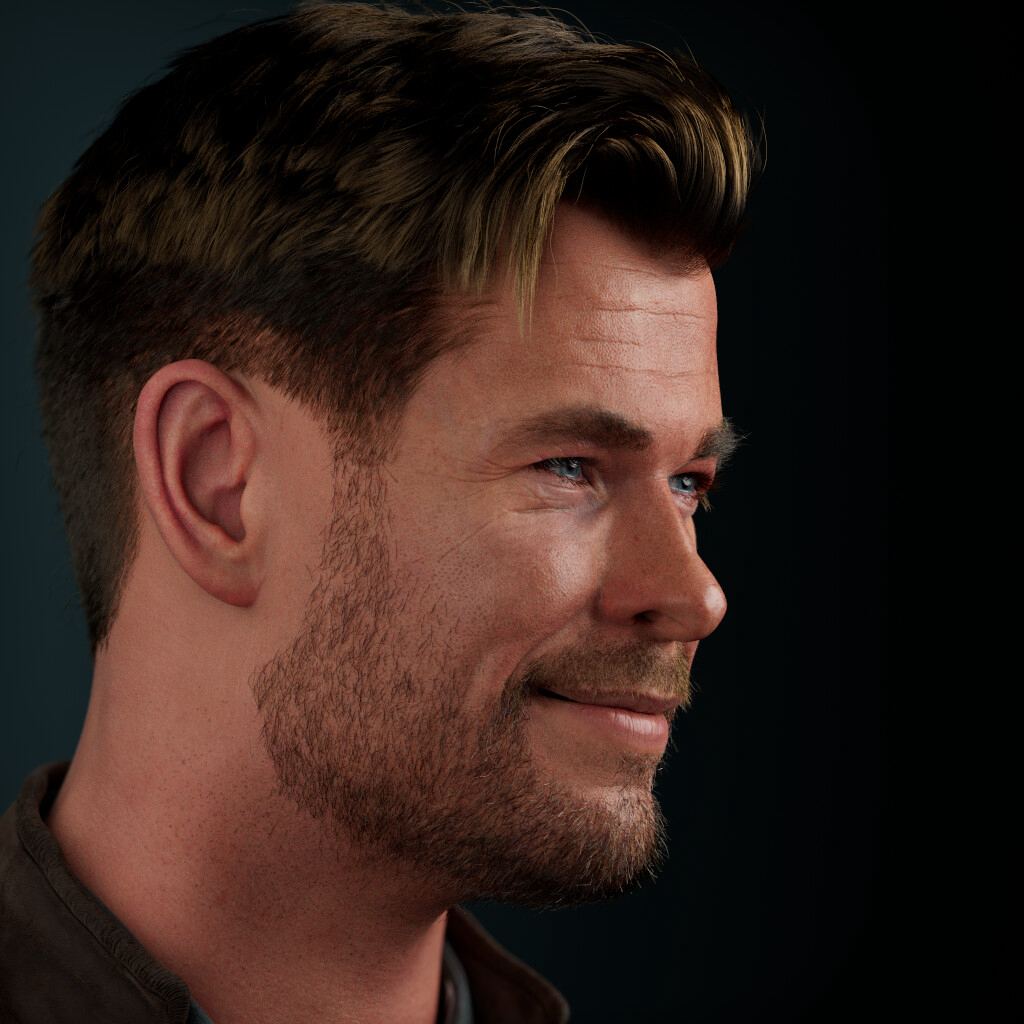 80 Level On Twitter Marius Pörsel Shared The Working Process Behind The Chris Hemsworth