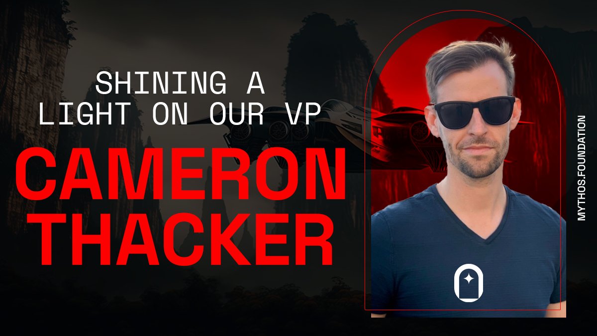 Enter the Mythos on Twitter: " Special Council Spotlight: Cameron Thacker | VP, Blockchain ...