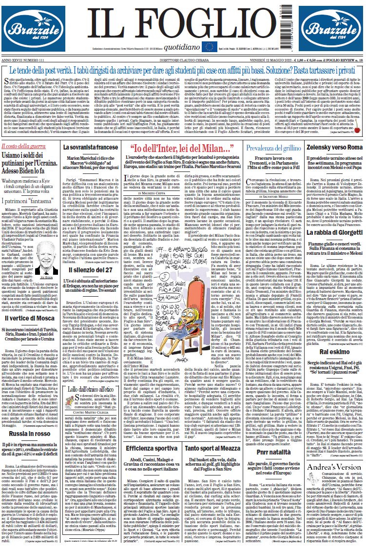 Il Foglio on Twitter: Il Foglio on Twitter: