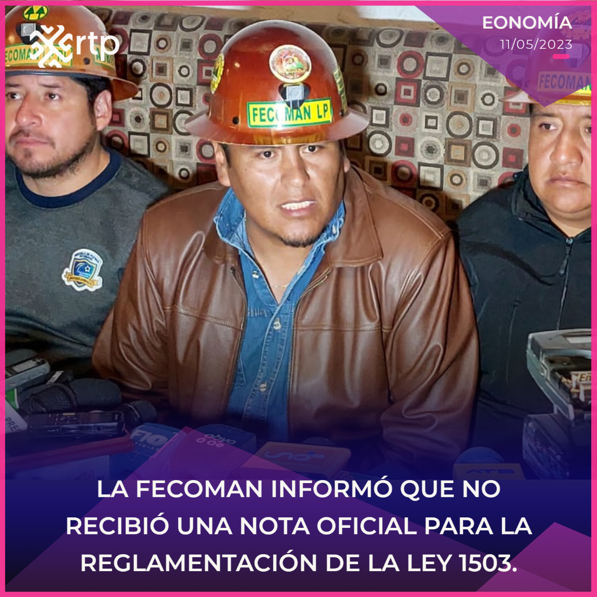RTP Bolivia on Twitter: "#RTPInforma 📌El presidente de la Federación de Cooperativas Mineras ...