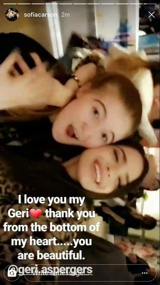 Geri is proud of Sofia on Twitter: "Sofia Carson 6th of September 2017 (part 2)"