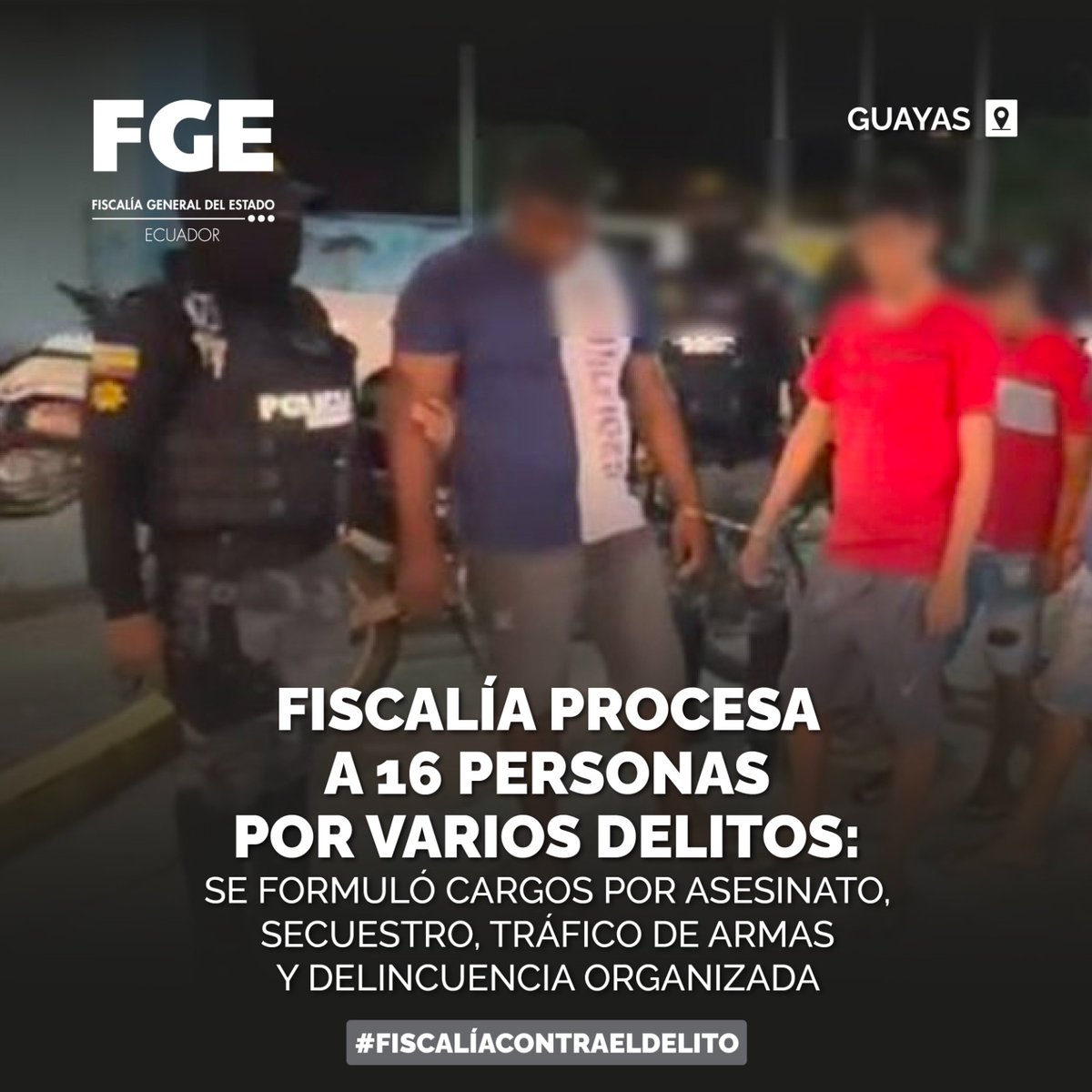 Fiscalía Ecuador On Twitter AtenciÓn Guayas 14 Adultos Y 2