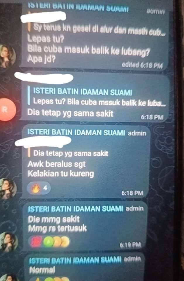 Amran Fans on Twitter: "Dalam group ni semua tak ada segan silu dah cerita pasal akiviti ...