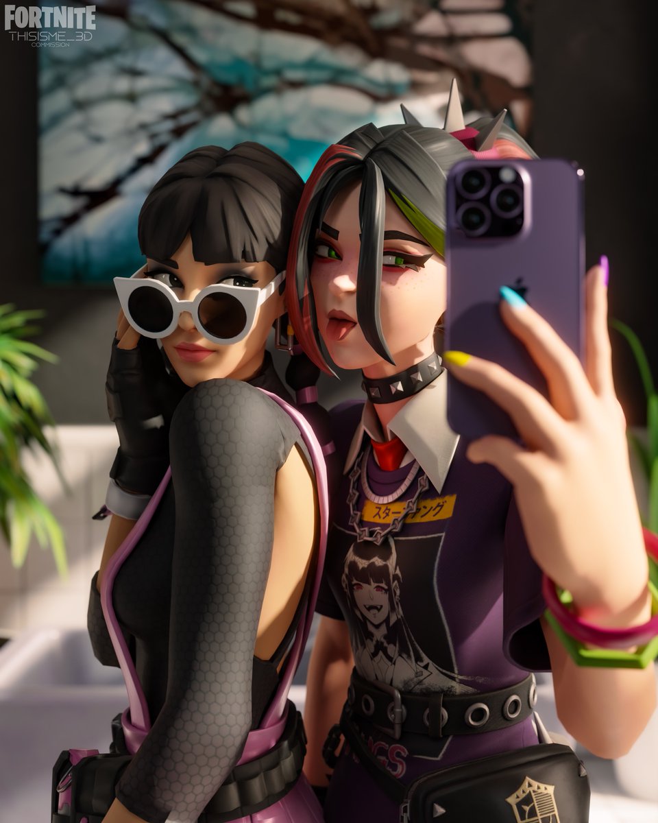 Ws Thisisme β’ 3d Art On Twitter But First Let Me Take A Selfie πΆ Fortnite Fortnitefanart